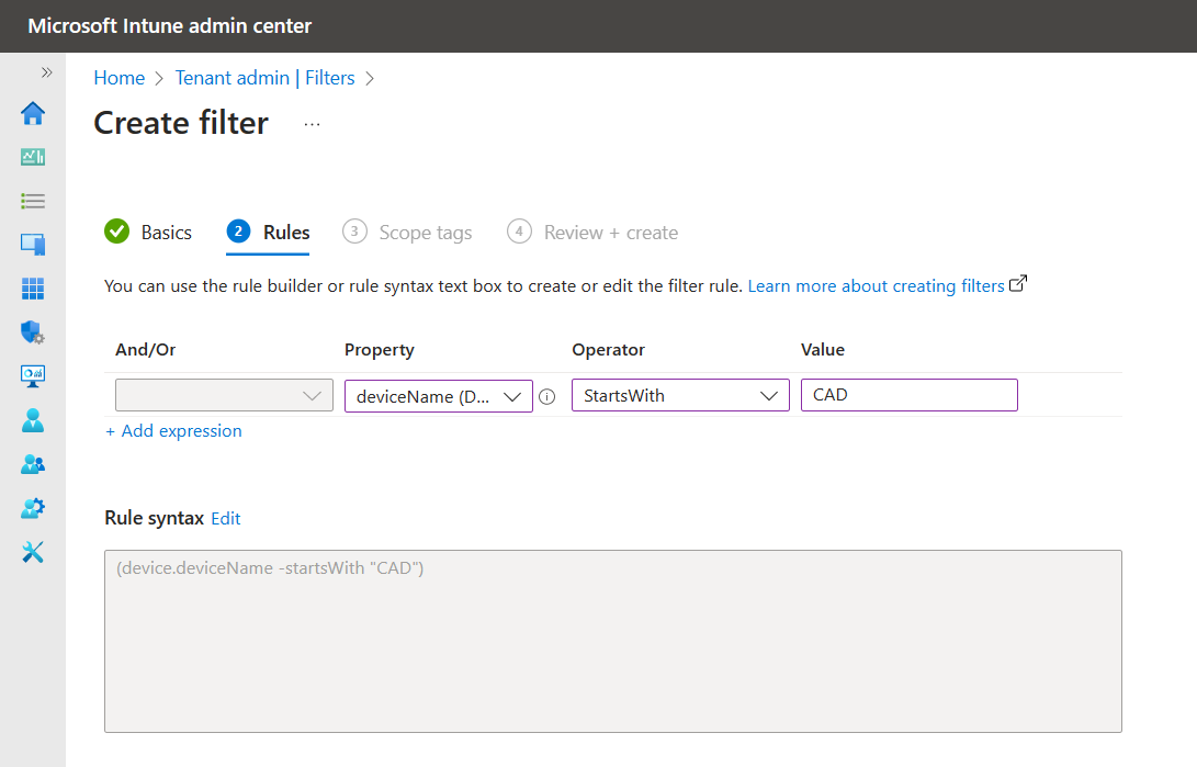 Create Filters to Assign Apps, Policies, and Profiles in Microsoft Intune
