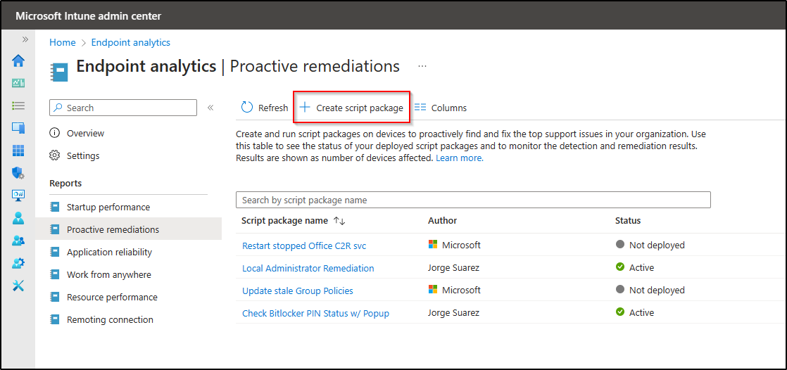Proactive Remediation reboot reminders via Toast Notifications